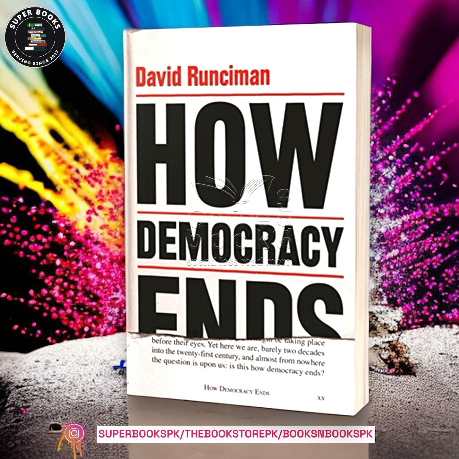 How Democracy Ends By: David Runciman – SuperBooks Pakistan