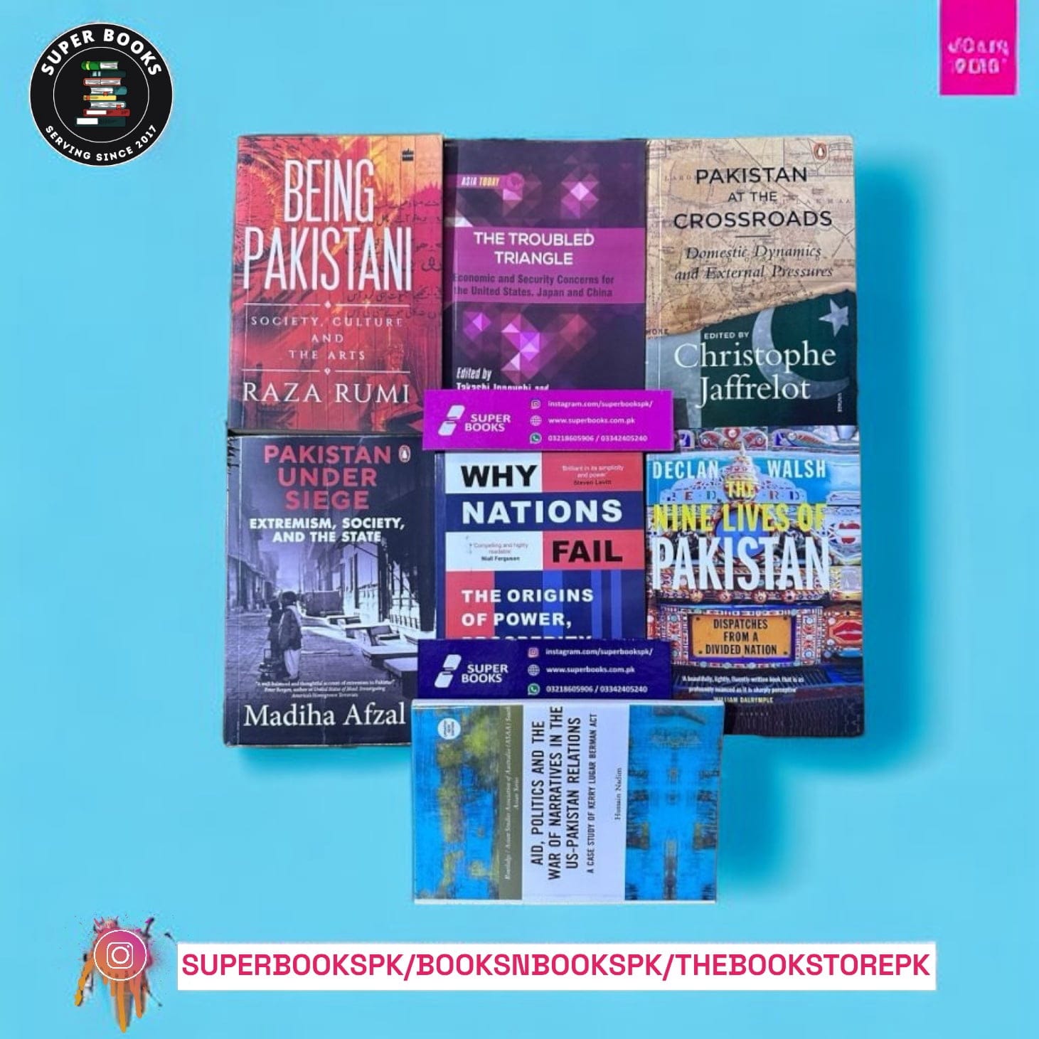 PACK OF 7 HISTORY BOOKS – SUPERBOOKSPK