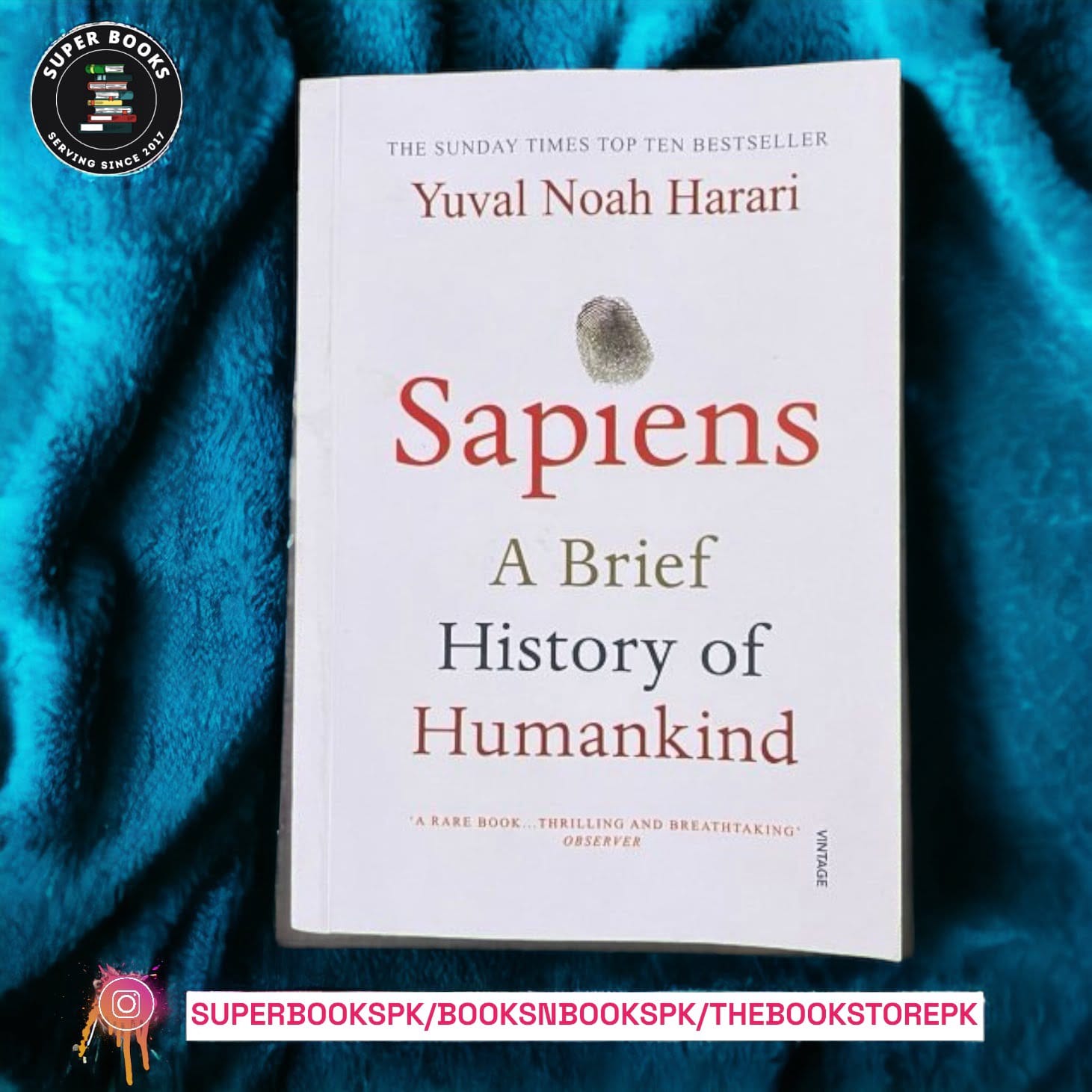 Sapiens: A Brief History of Humankind by Yuval Noah Harari – SuperBooks ...